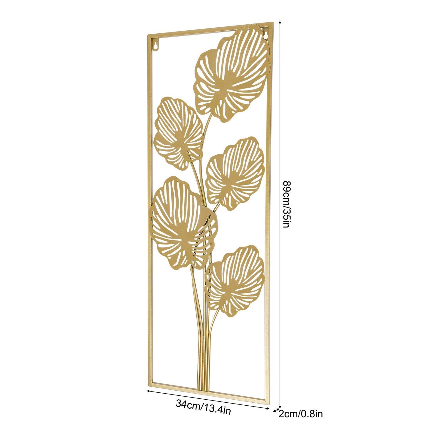 Modern Leaf Metal Wall Decal for Stylish Home Decoration | Michaels