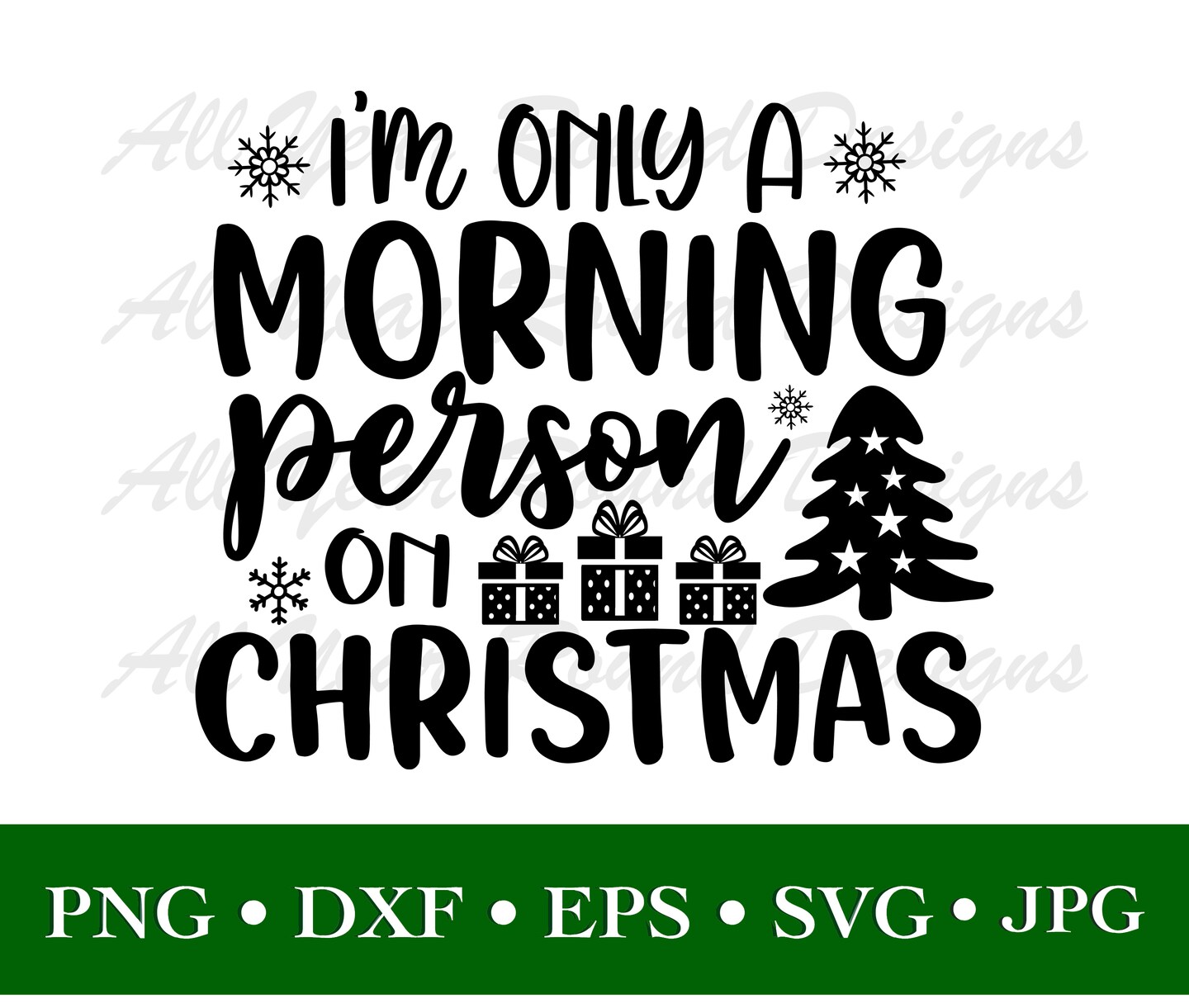 Christmas Decor SVG PNG DXF EPS JPG Digital File Download, I'm Only A ...