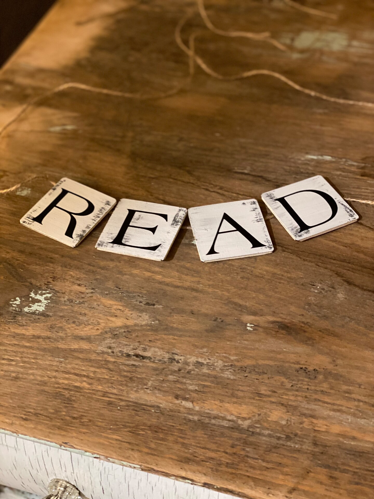 READ Garland| READ Banner| Book Decor| Book Lover Gift| Library Decor ...