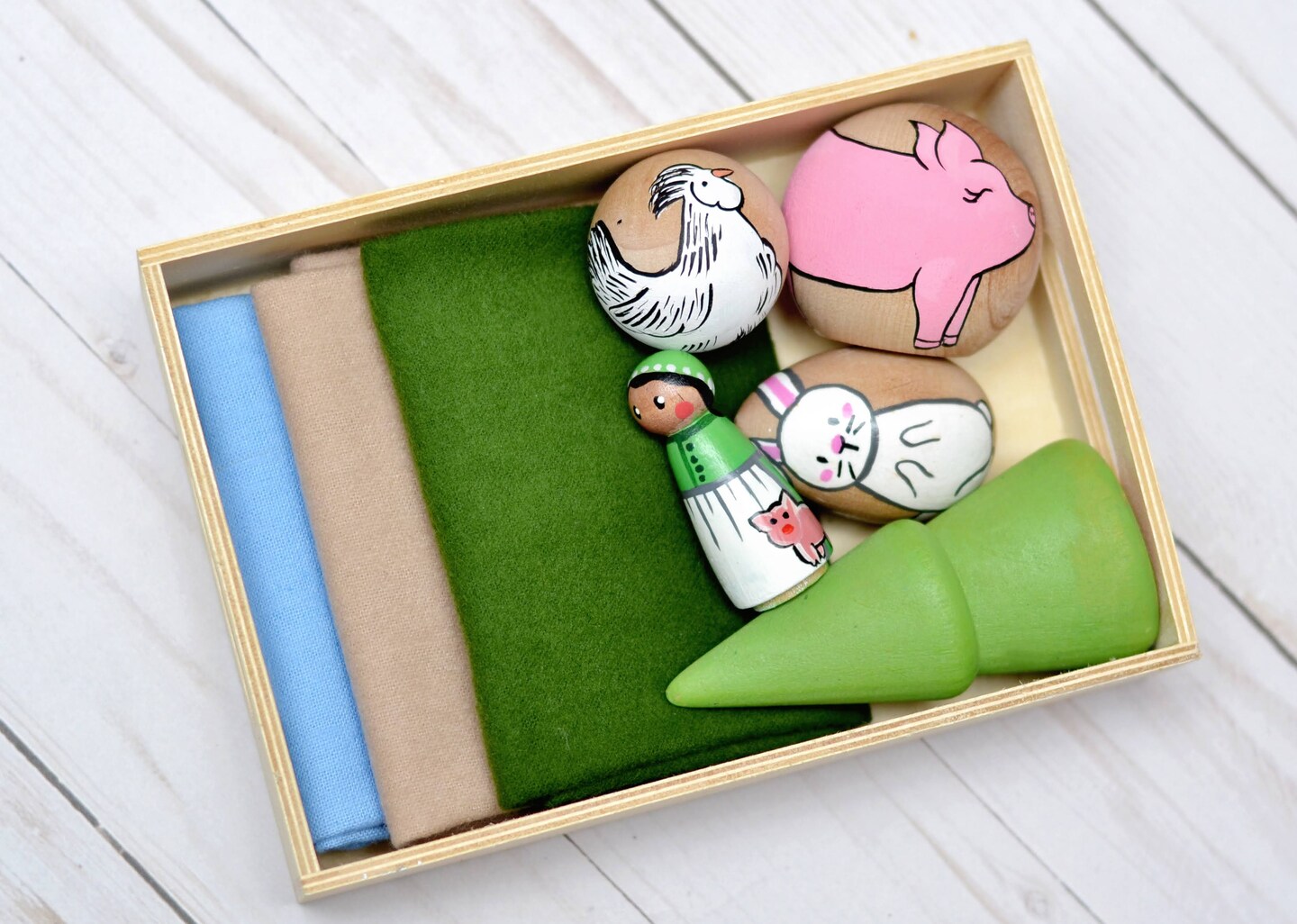 Homestead Girl Farm Toy Set | MakerPlace by Michaels