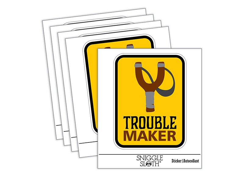 Trouble Maker Slingshot Waterproof Vinyl Phone Tablet Laptop Water ...