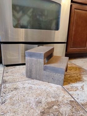 Wood Step Stool Heavy Duty Kitchen Stool For Kids Stool Rustic Adult ...