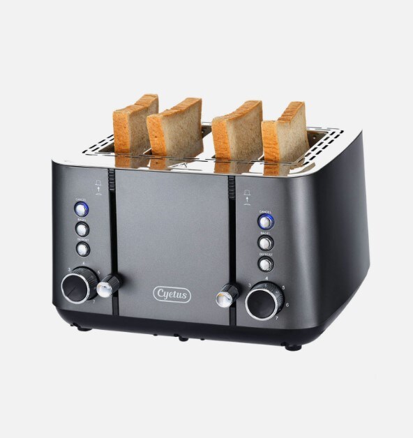 9-Shade Extra Wide 4 Slice Stainless Steel Toaster | Michaels