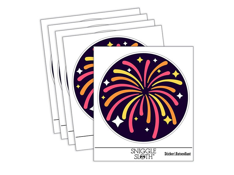 Firework Fourth of July Waterproof Vinyl Phone Tablet Laptop Water ...