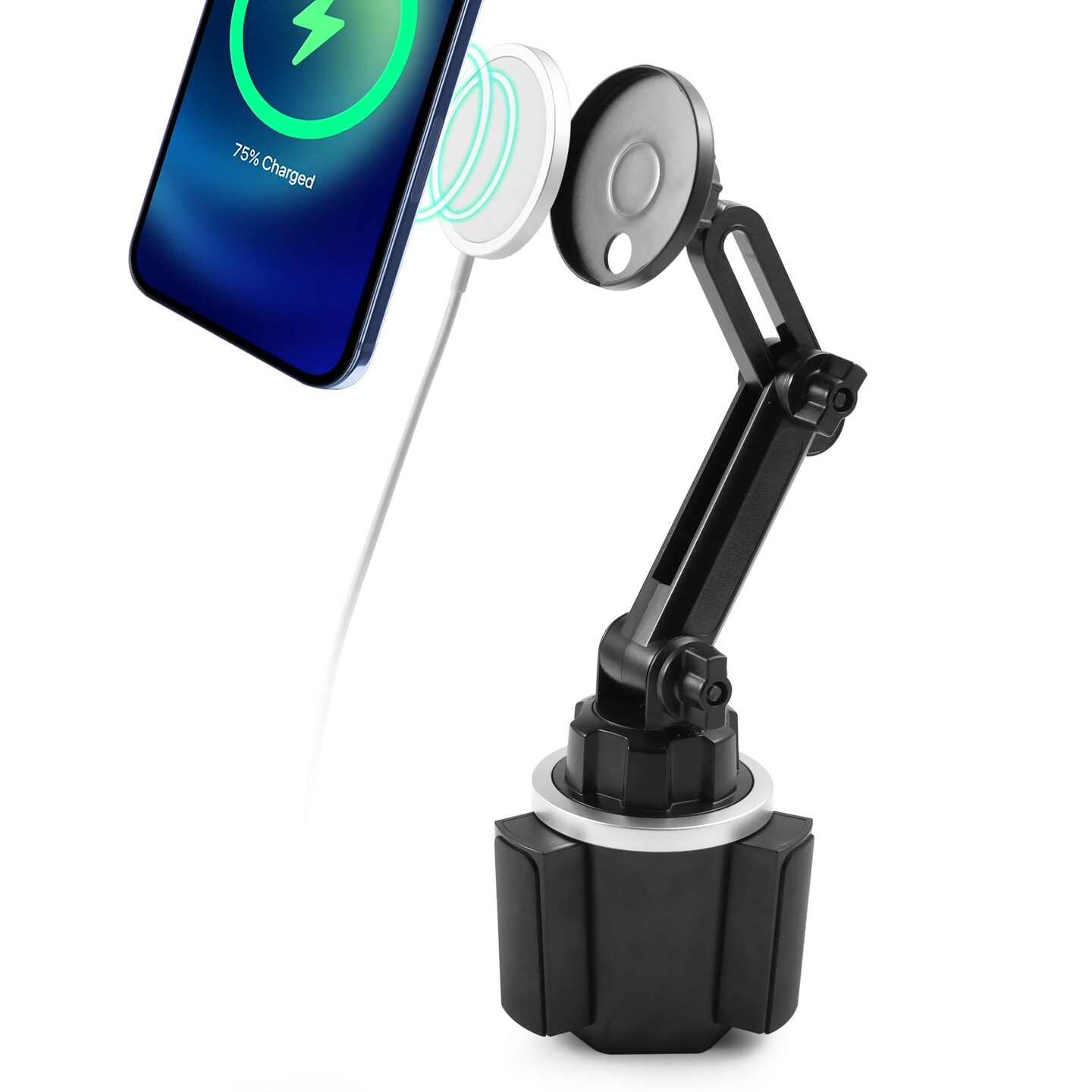Insten Car Cup Phone Holder Compatible with Magsafe Charger Wireless ...