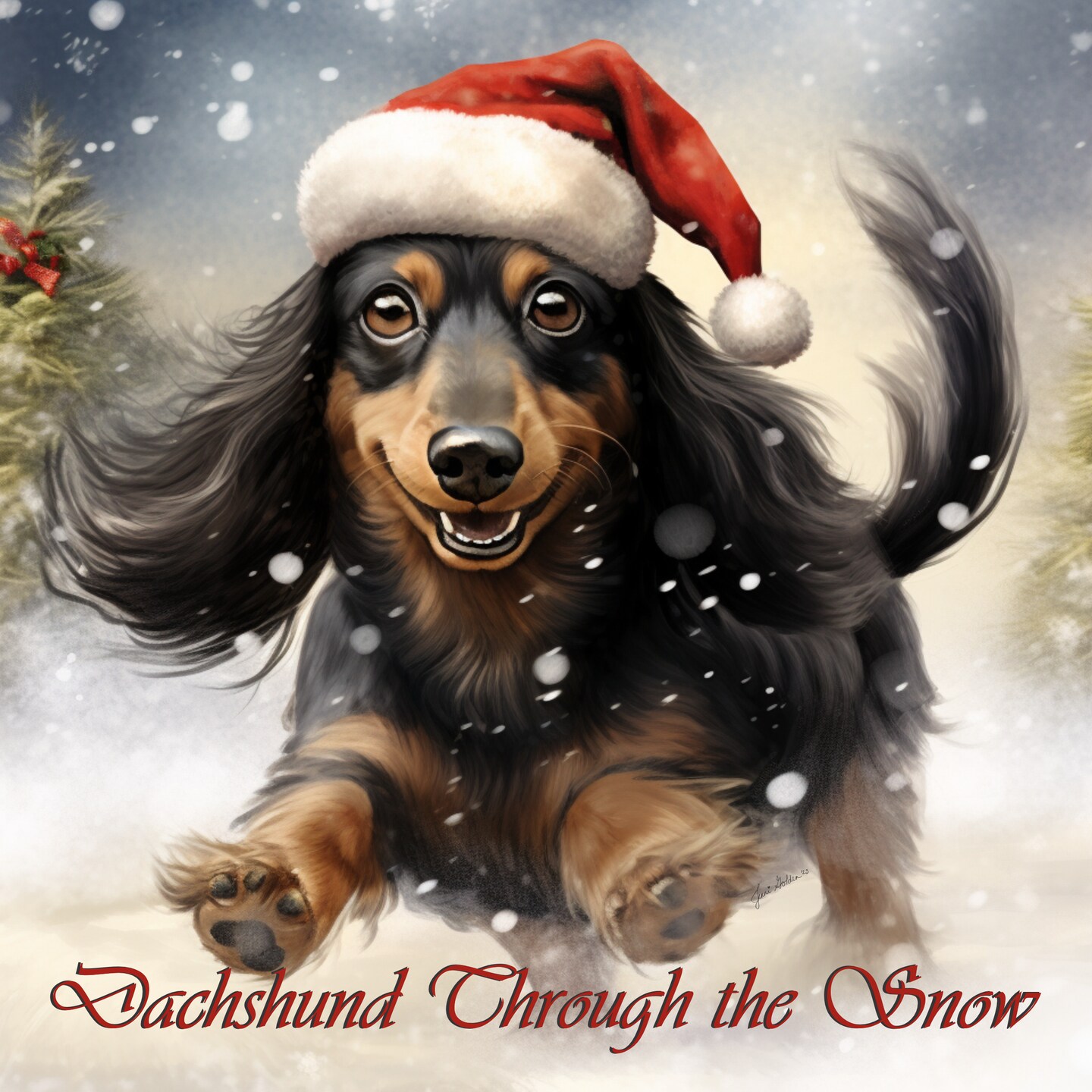 Dachshund Through The Snow | MakerPlace by Michaels