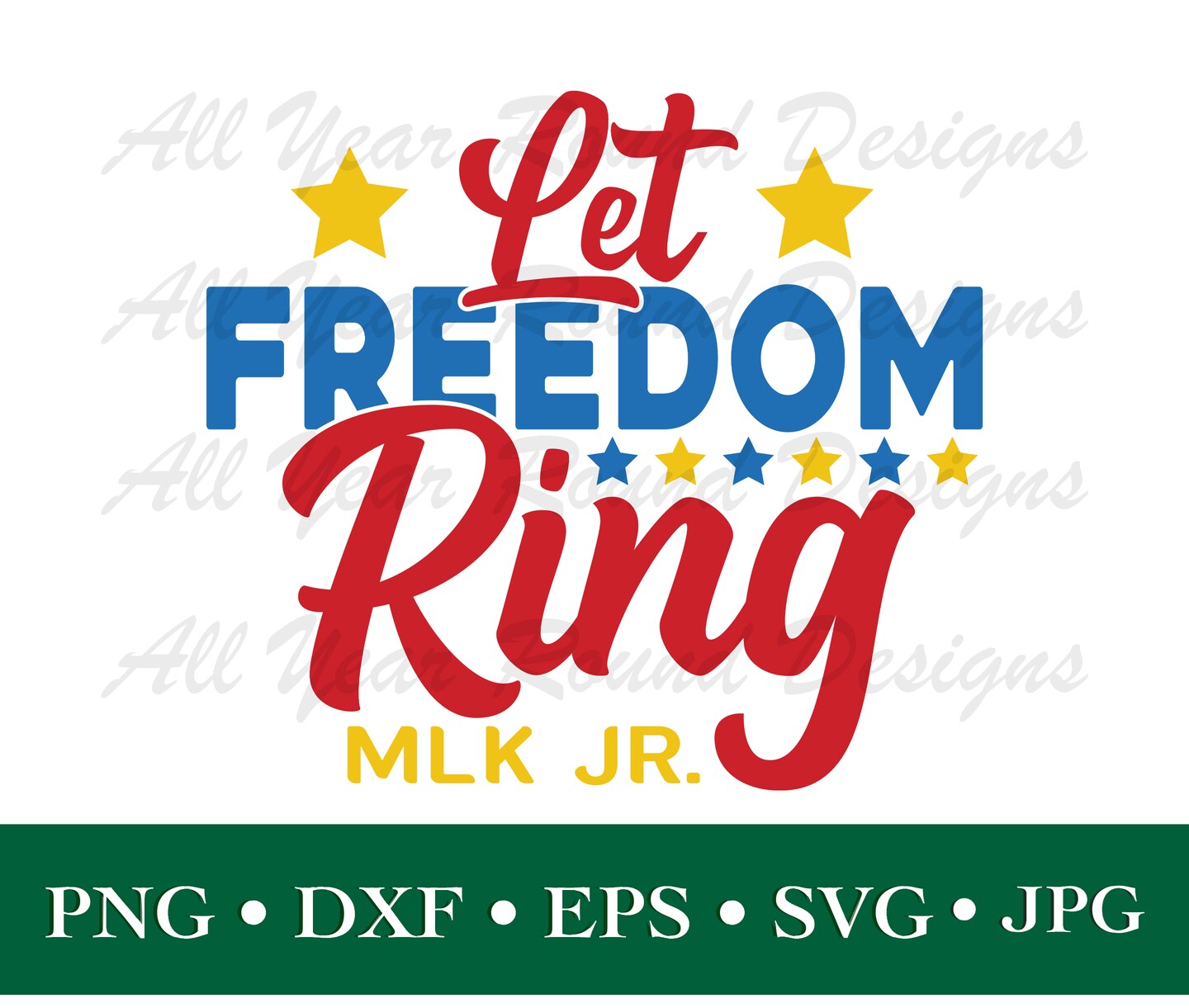 MLK Decor SVG PNG DXF EPS JPG Digital File Download, MLK Day Martin ...