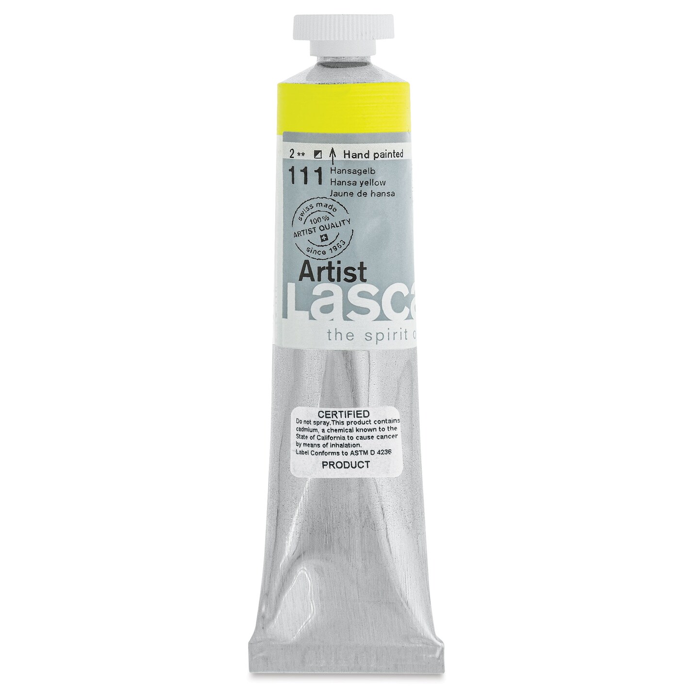 Lascaux Artist Acrylics - Hansa Yellow, 45 ml tube | Michaels