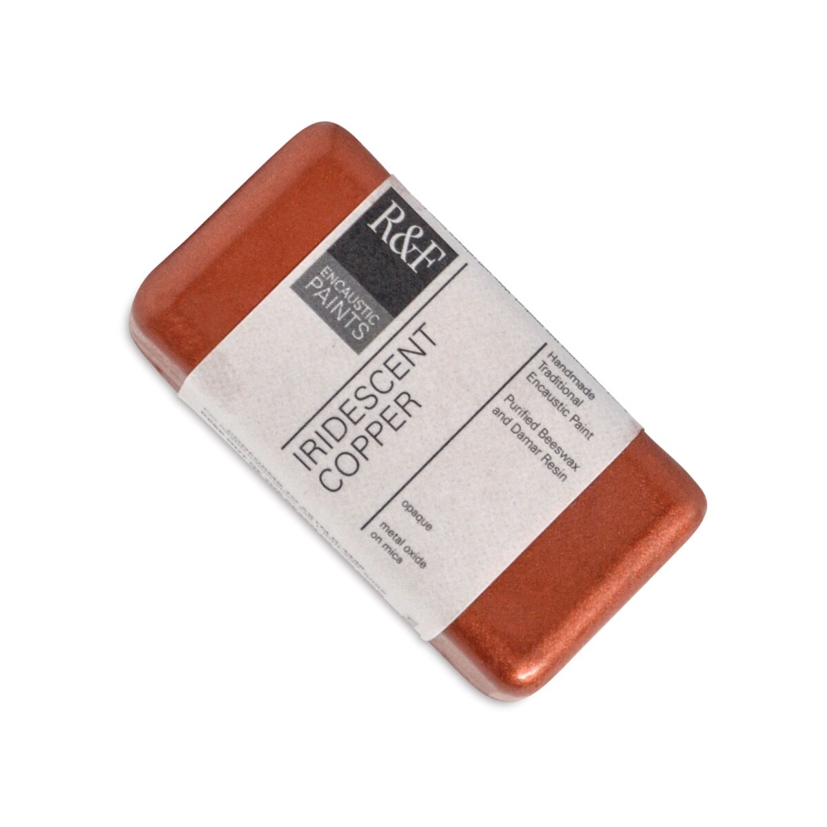 R&F Encaustic Paint Block - Iridescent Copper, 40 ml block | Michaels