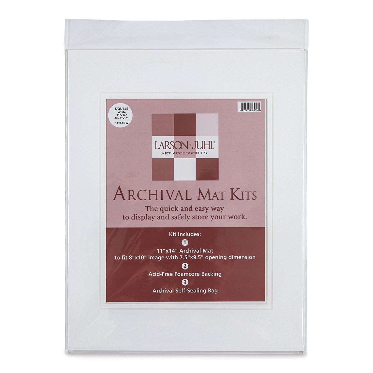Larson-Juhl Archival Mat Kit - 11" x 14", White, Double Mat | Michaels
