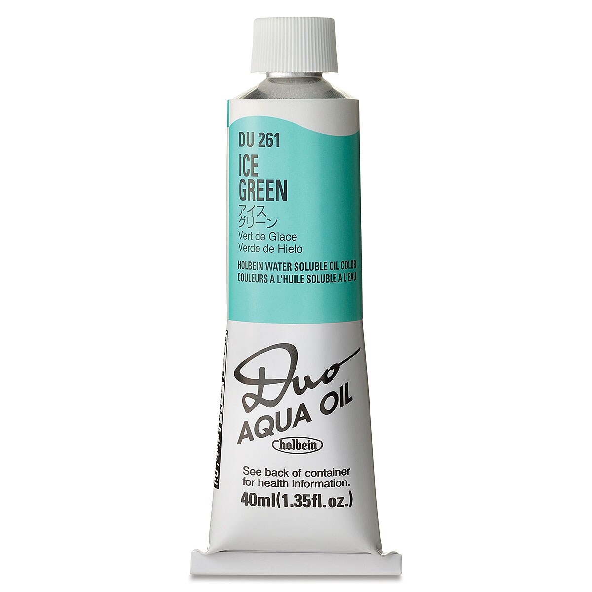 Holbein Duo Aqua Water Soluble Oils - Ice Green, 40 ml tube | Michaels