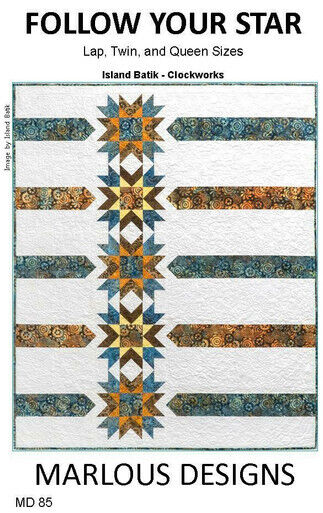 Follow (The)Your Star Quilt Pattern, 3 sizes -Marlous Designs | Michaels