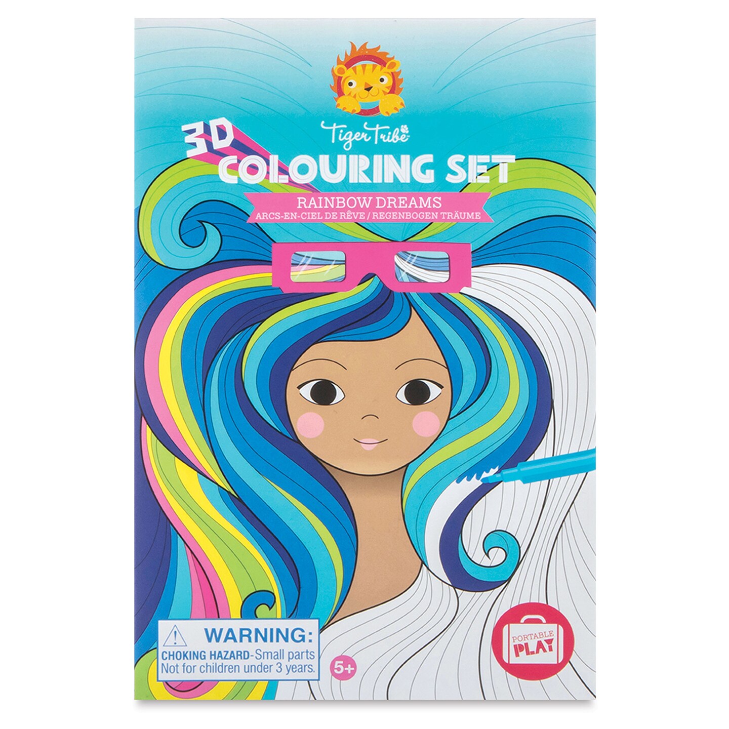 Tiger Tribe Rainbow Dreams 3D Coloring Set | Michaels