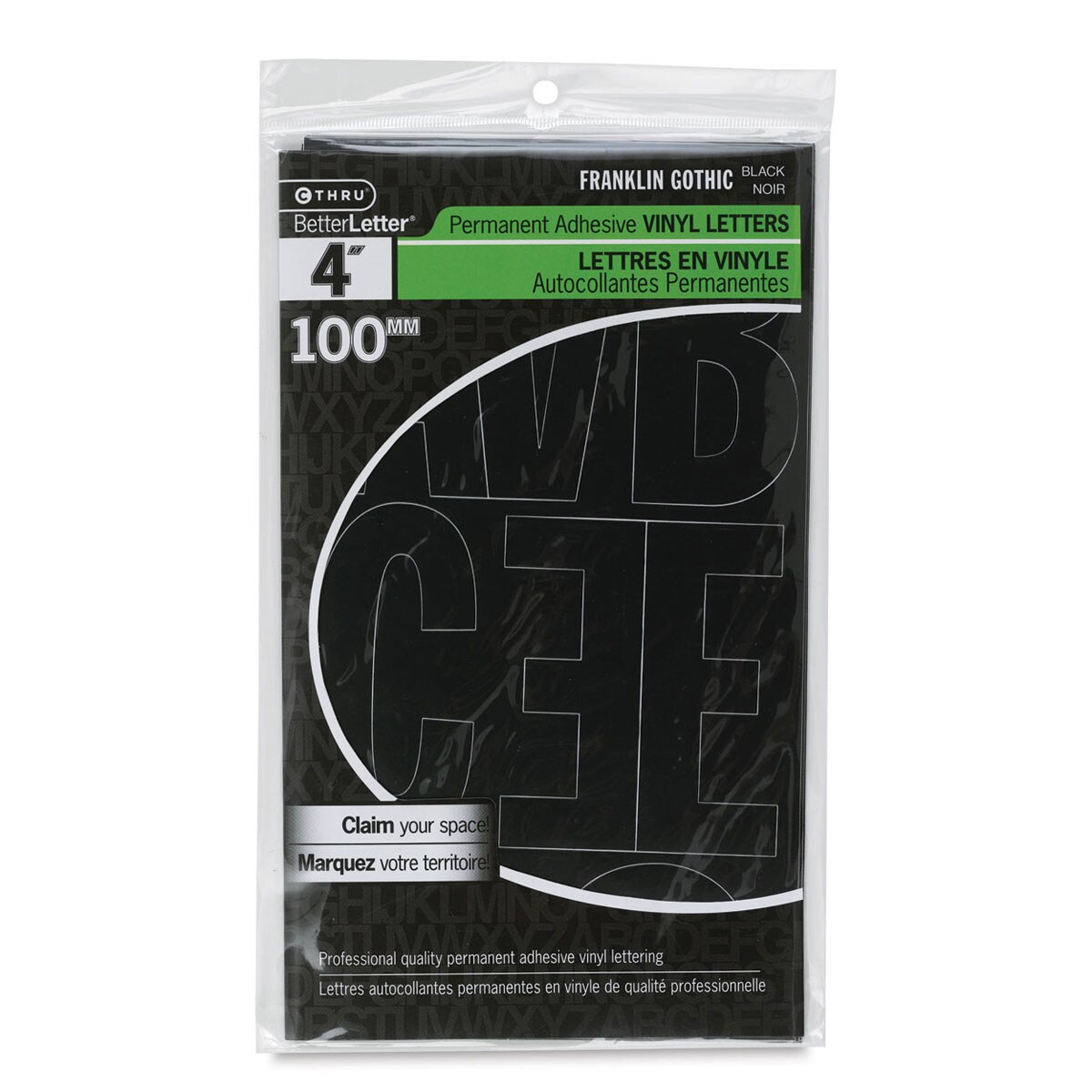 Westcott BetterLetter Self-Adhesive Vinyl Letters – 4” Permanent ...