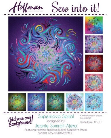 Supernova Spiral Fundamentals Applique Kit by Hoffman of CA | Michaels