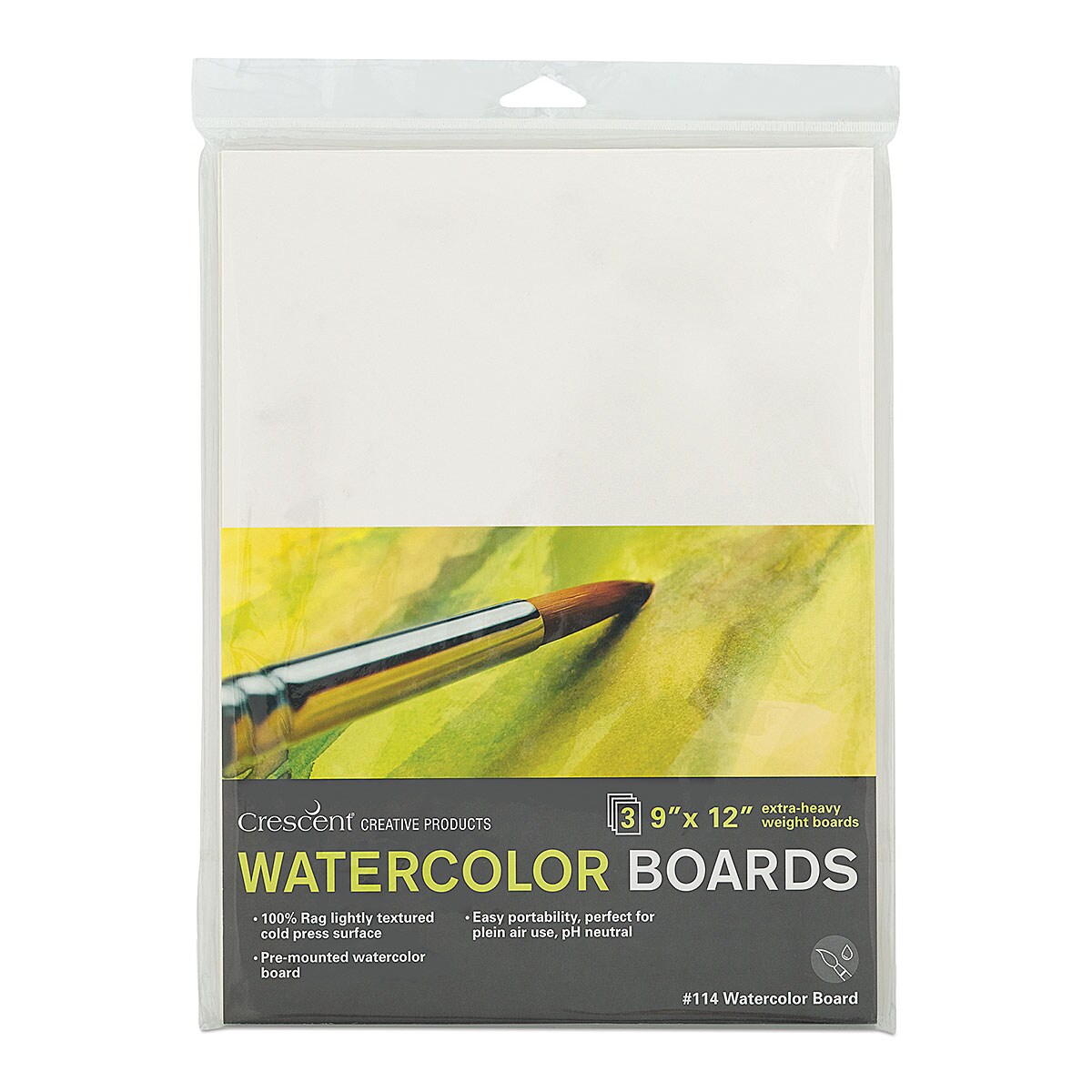 Crescent Watercolor Board - 9" x 12", Pkg of 3 | Michaels
