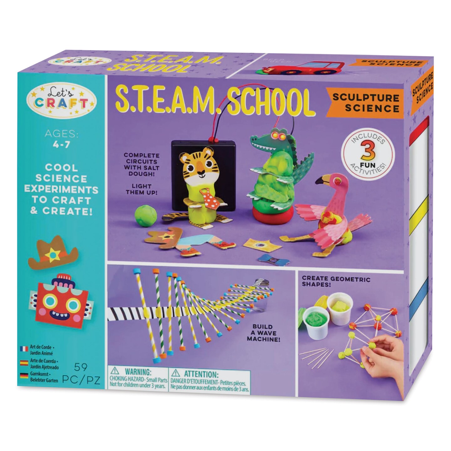 Let's Craft S.T.E.A.M. School Sculpture Science Set | Michaels