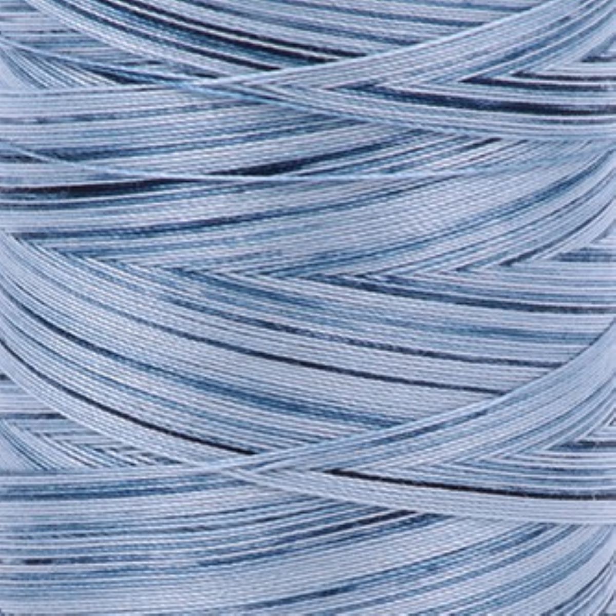 Aurifil Mako Cotton Thread Stonewash Blue Variegated 4669 40wt 1094yd ...