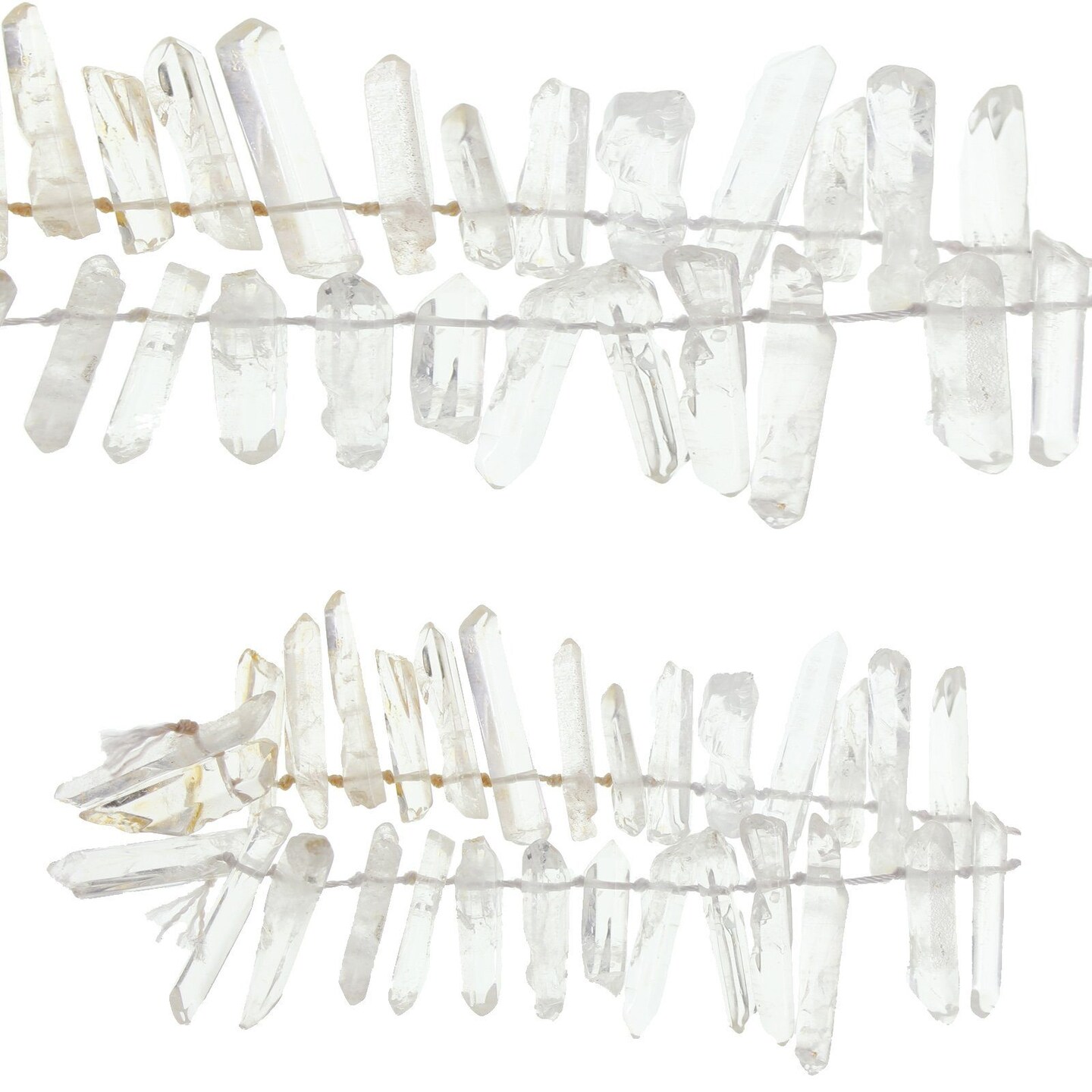 Crystal Quartz Stone Sticks 14mm-25mm Top Hole Beads | Michaels
