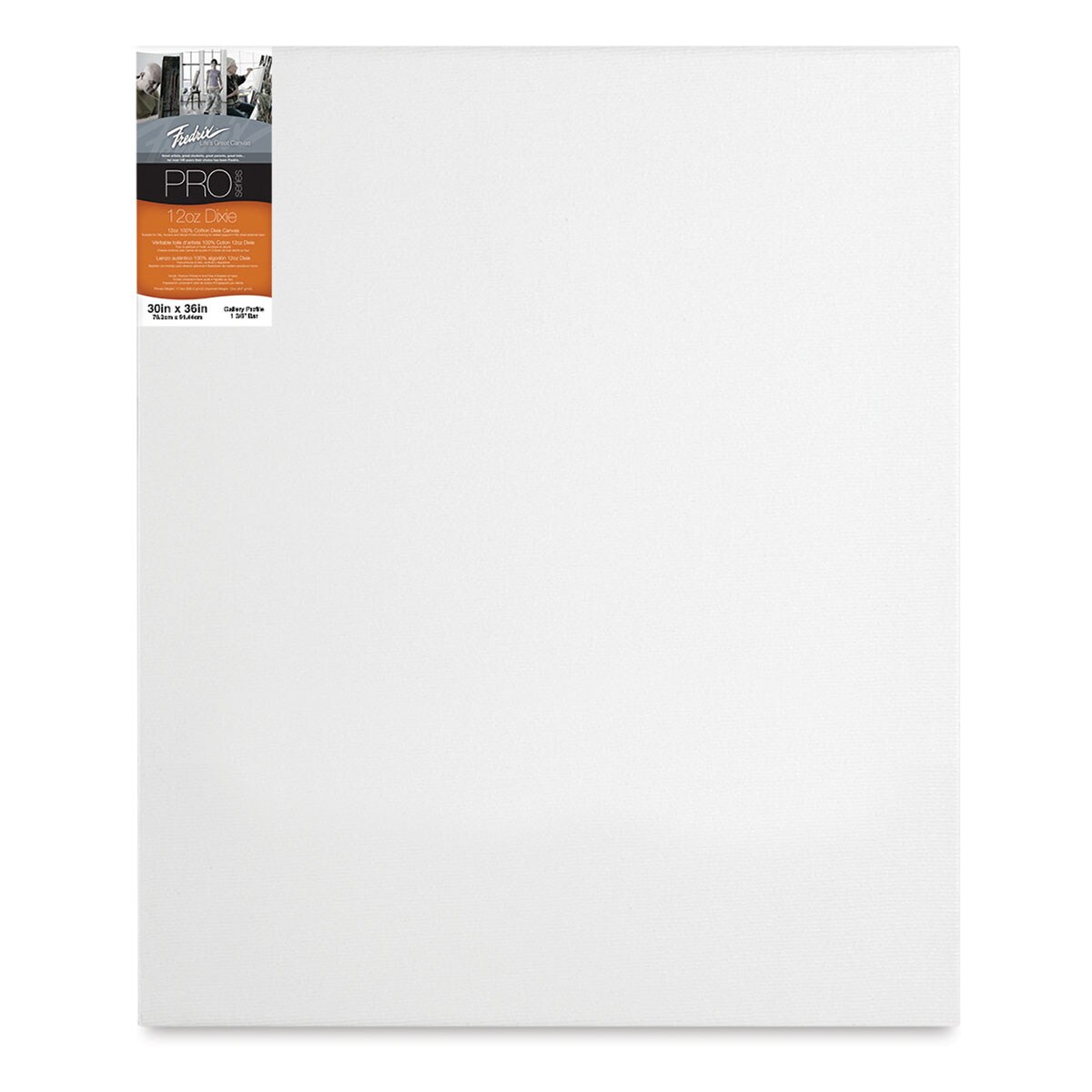Fredrix Pro Series Dixie Gallery Profile Canvas - 30" x 36", 1-3/8 ...