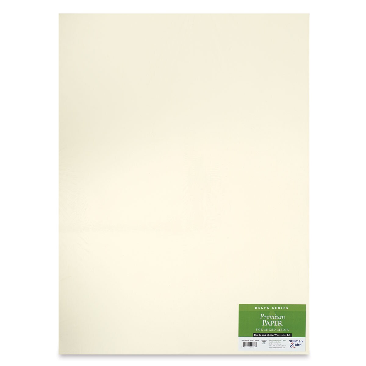 Stillman & Birn Delta Series Mixed Media Paper - 22" x 30", Pkg of 5 ...