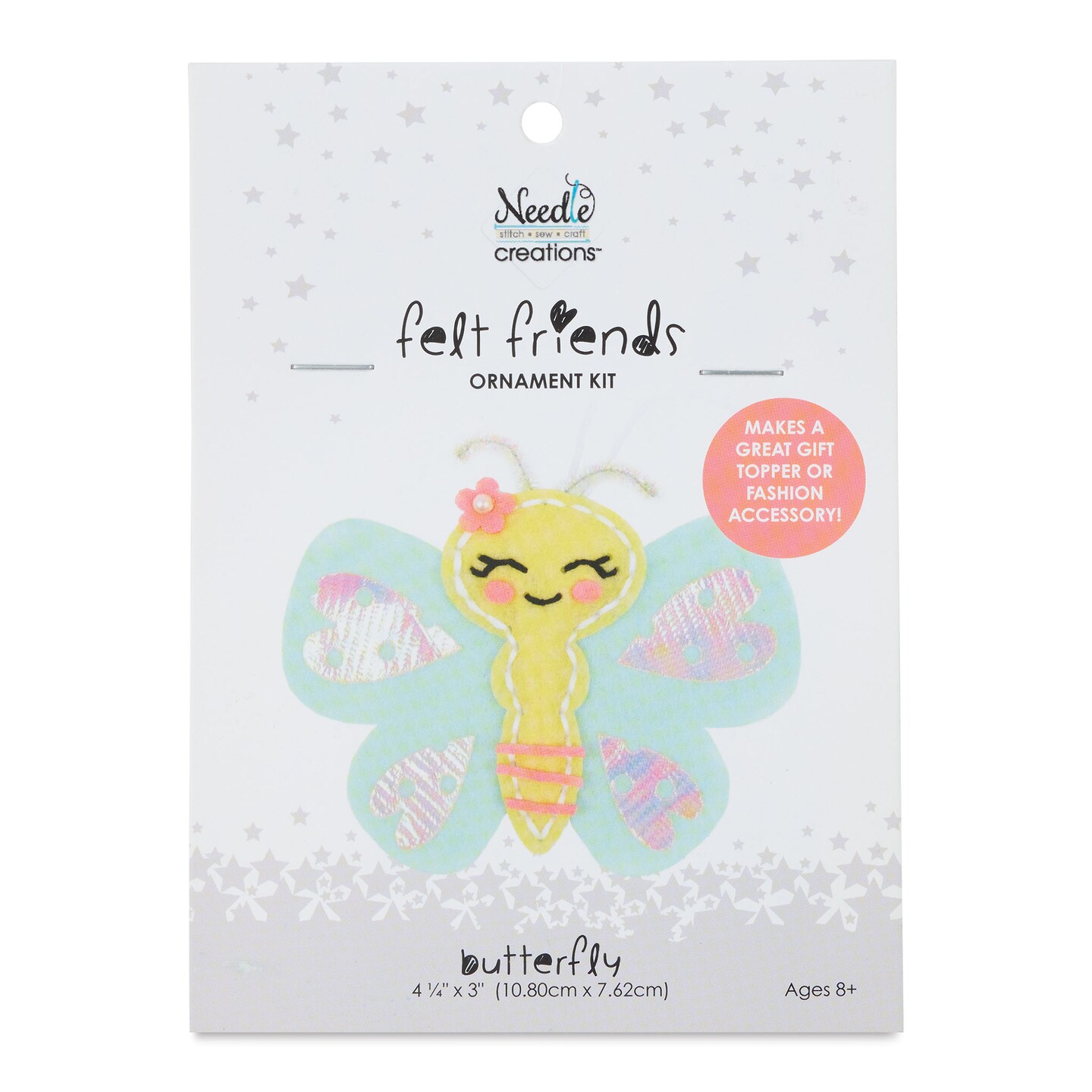 Needle Creations Felt Friends Butterfly Ornament Kit | Michaels