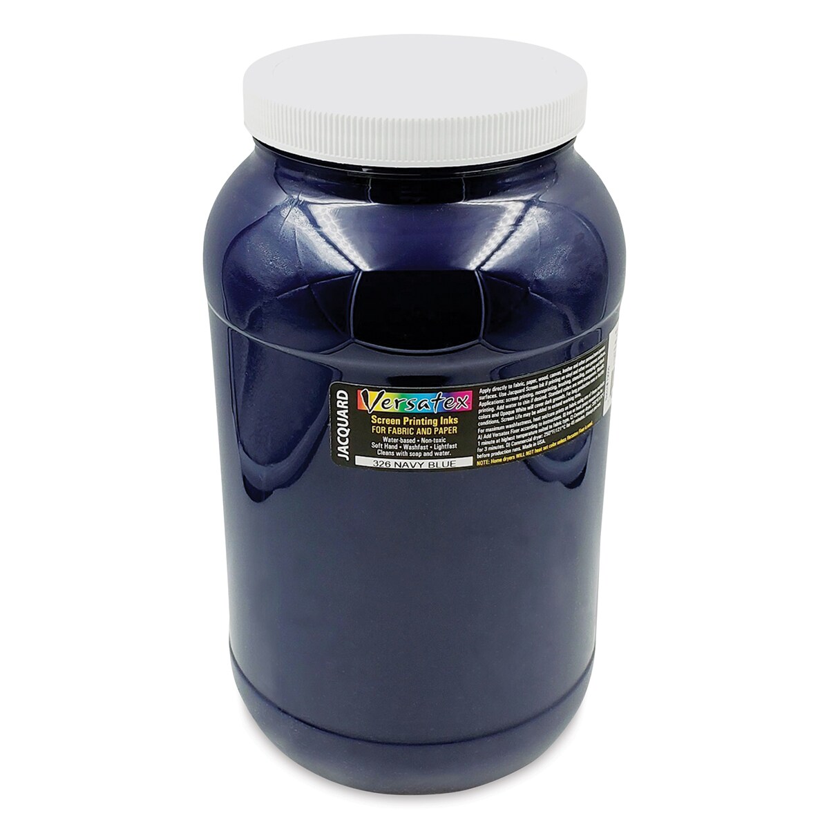 Jacquard Versatex Screen Printing Ink - Navy Blue, 128 oz jar | Michaels