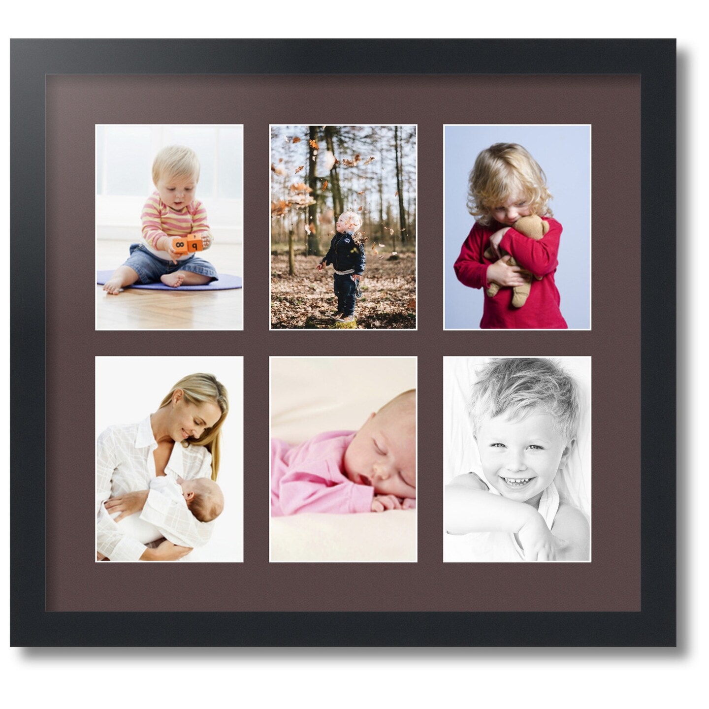 ArtToFrames Collage Photo Picture Frame with 6 - 5x7 inch Openings ...