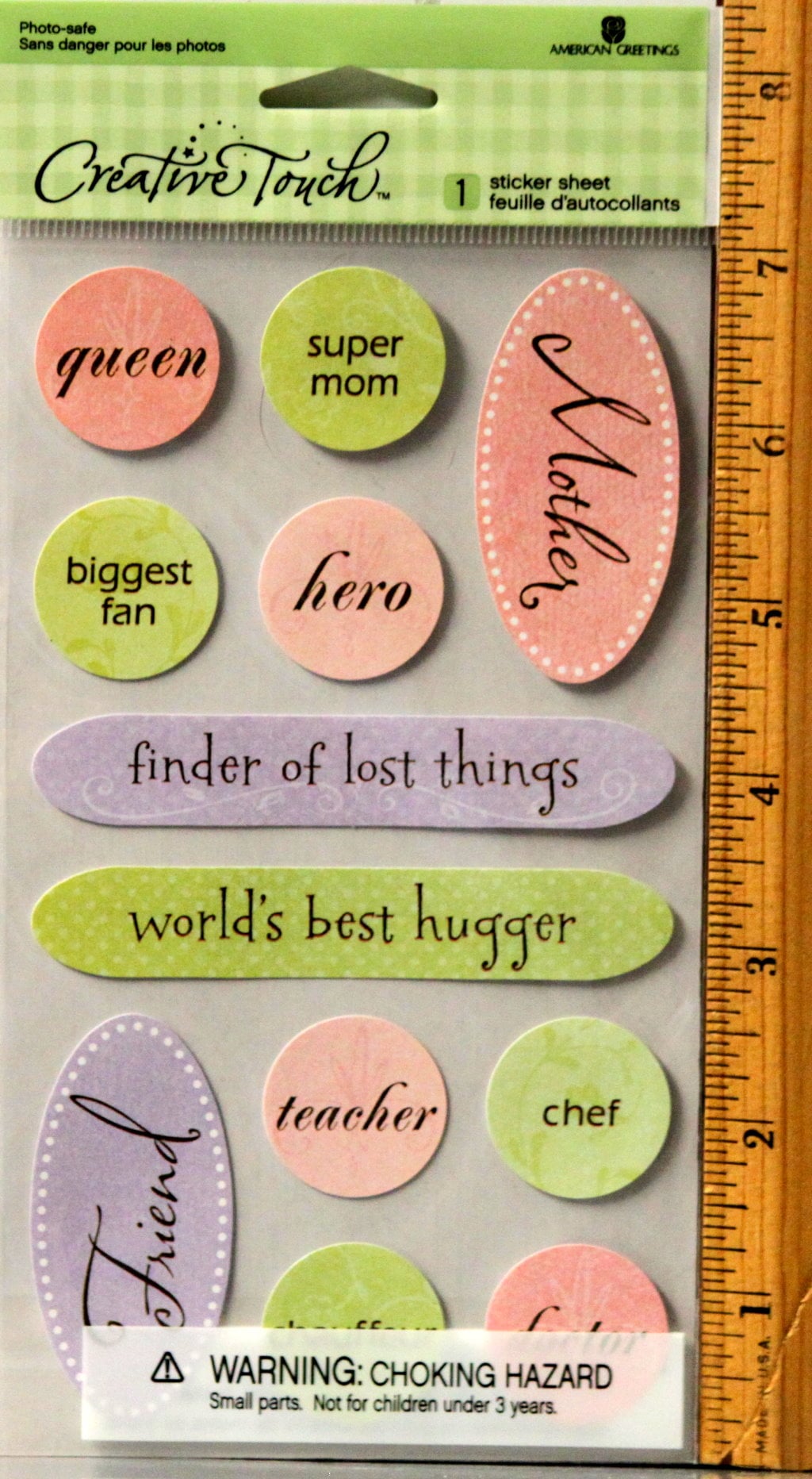 Creative Touch Mom Stickers | Michaels