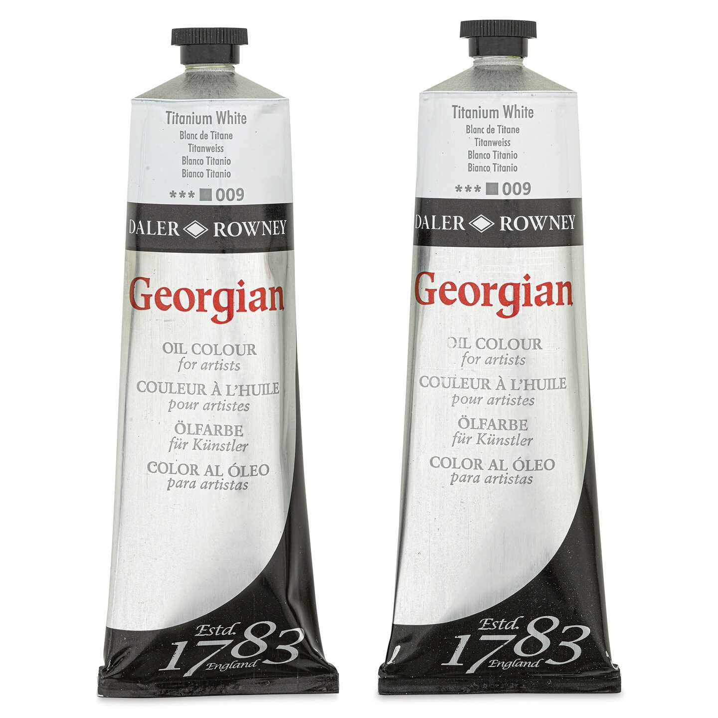 Daler-Rowney Georgian Oil Color - Set of 2, Titanium White, 225 ml ...