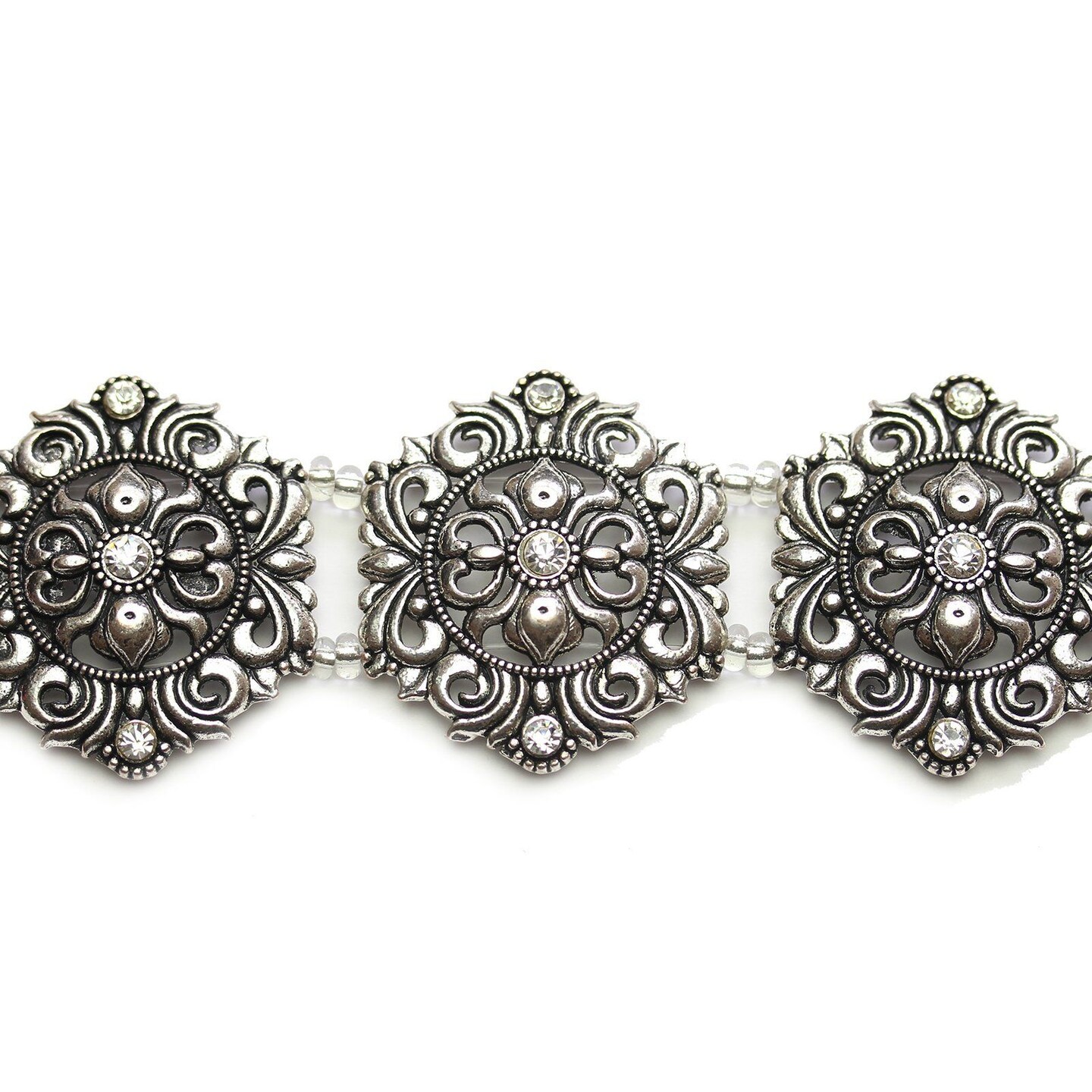 Glass & Metal Slider 35x39mm, Size: 35x39mm, Count: 3pcs | Michaels