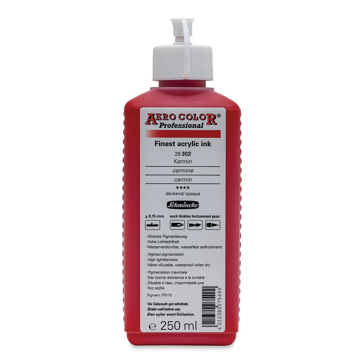 Schmincke Aero Color Professional Airbrush Color - 250 ml, Carmine ...