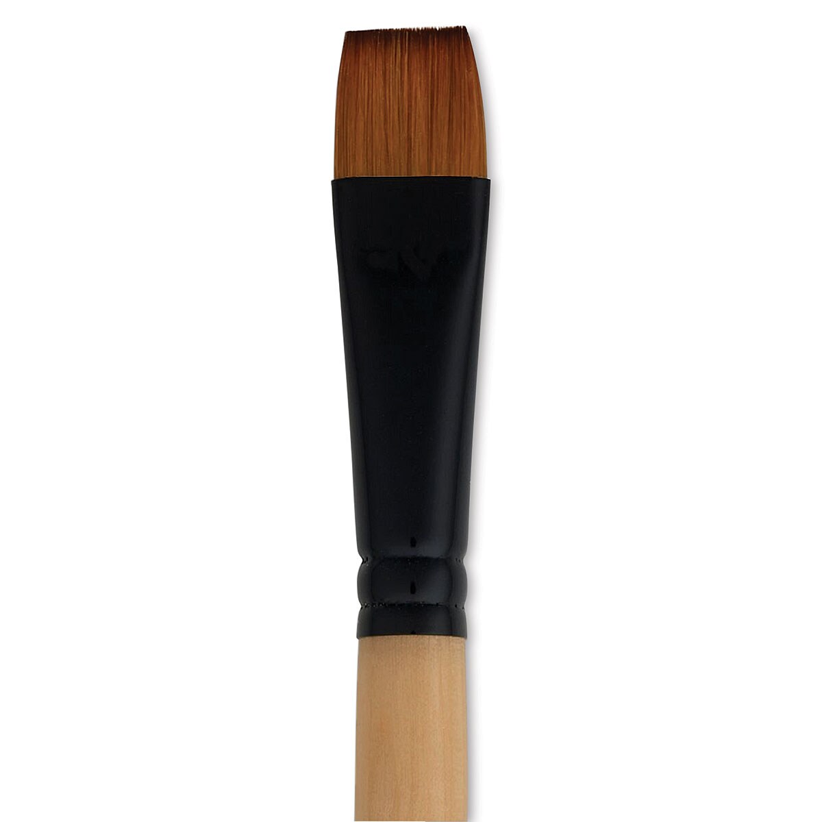Dynasty Black Gold Brush - Chisel Blender, Short Handle, Size 18 | Michaels
