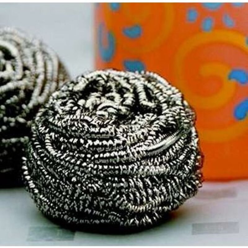 Stainless Steel Wool Cleaning Scrubbies Won't Scratch or Rust, Pack of ...
