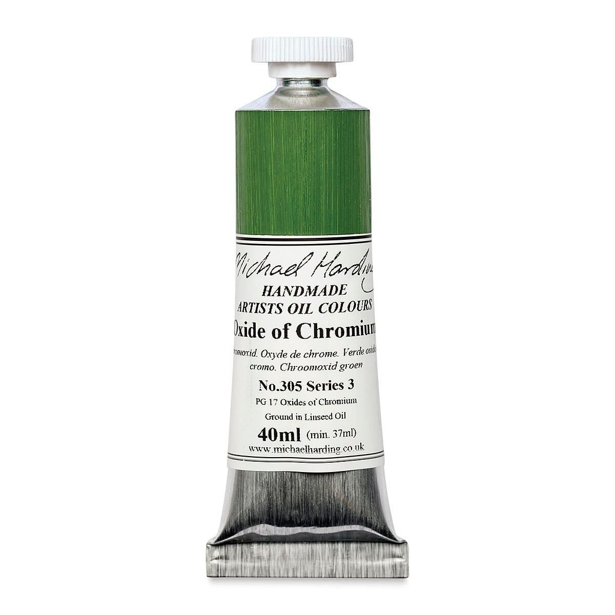 Michael Harding Artists Oil Color - Oxide of Chromium, 40 ml tube ...