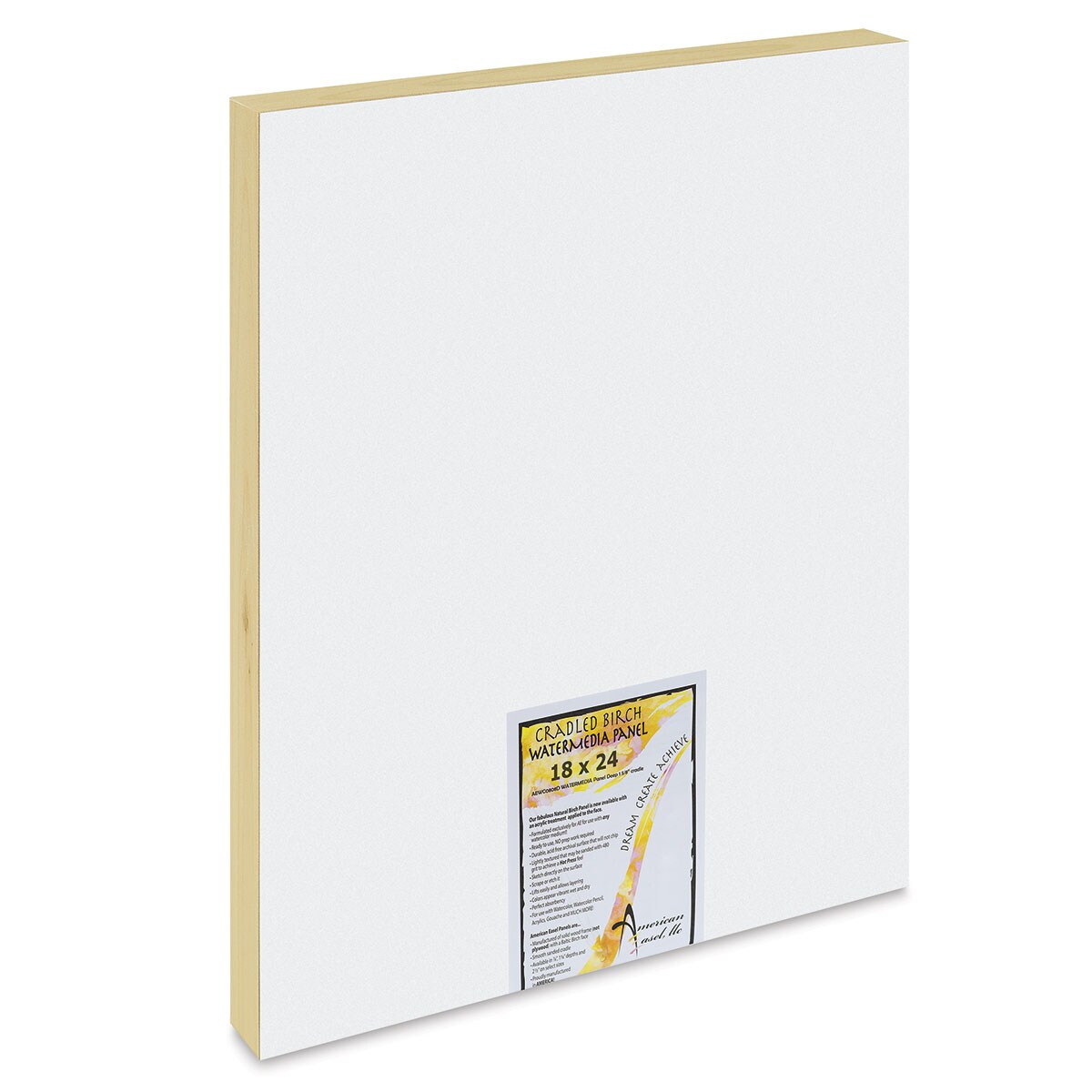 American Easel WaterMedia Panel - 18" x 24", Gallery Profile 1-5/8 ...