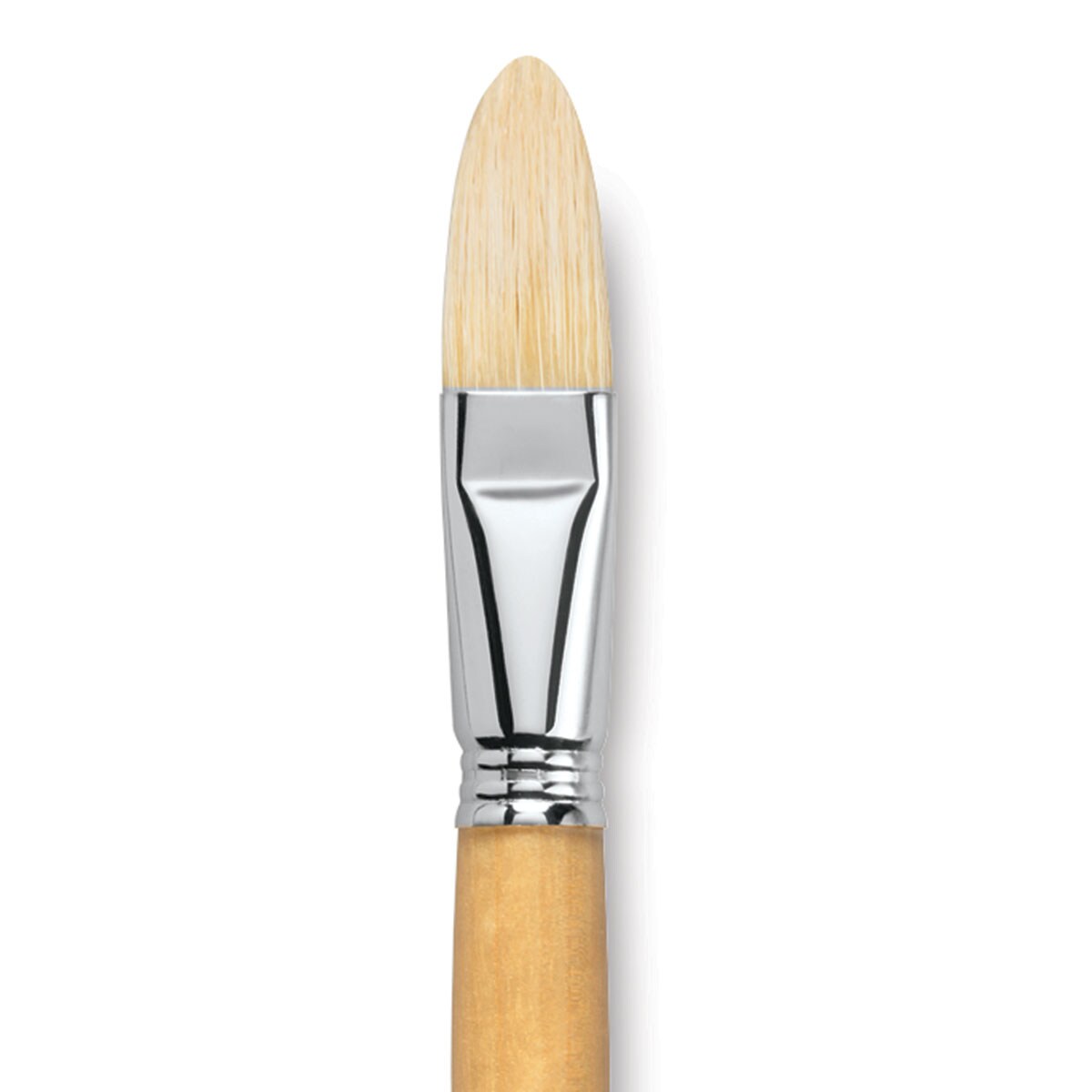 Escoda Clasico Chungking White Bristle Brush - Long Filbert, Long ...