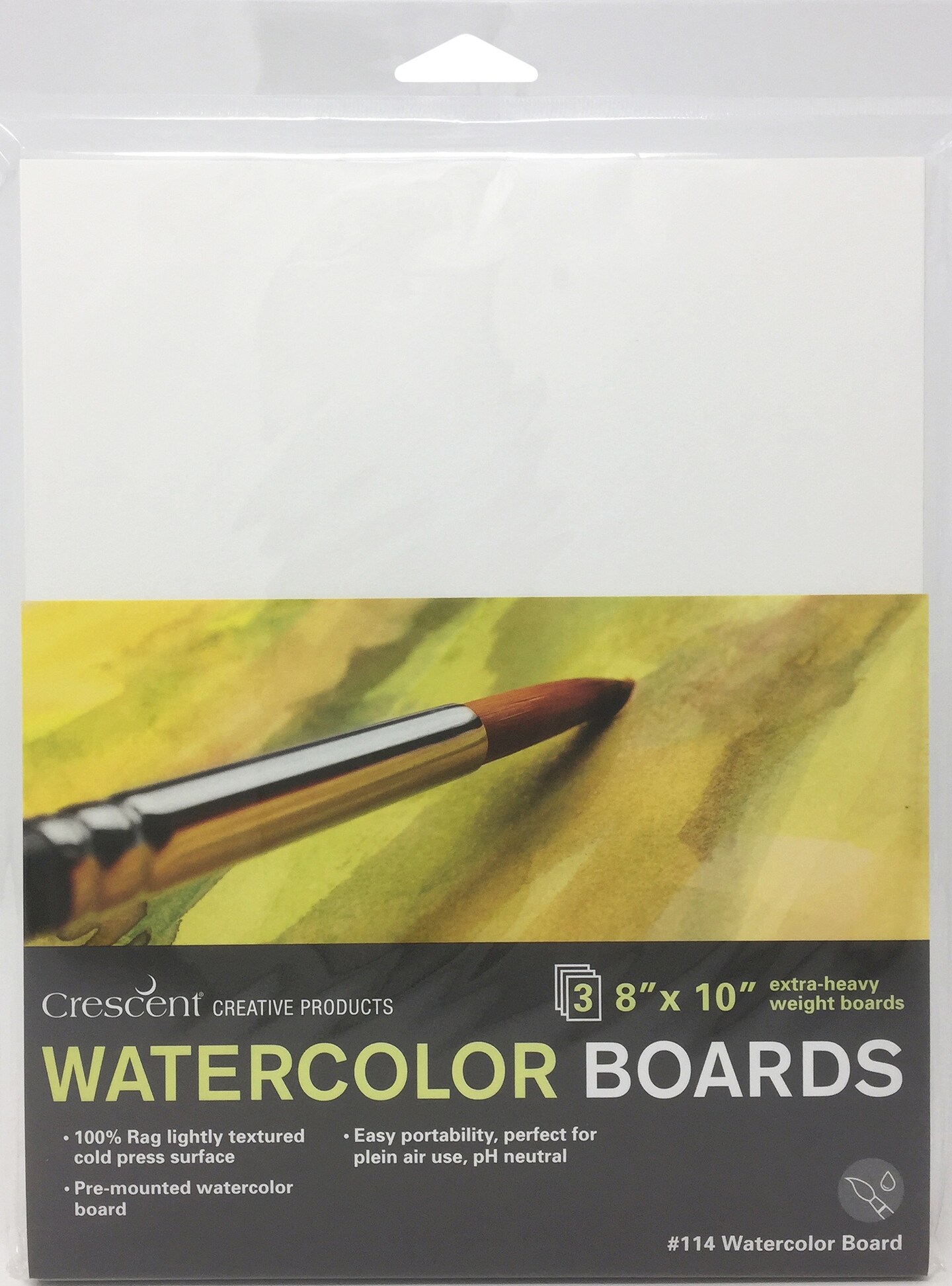 Crescent Watercolor Board 3/Pkg-8"X10" White | Michaels