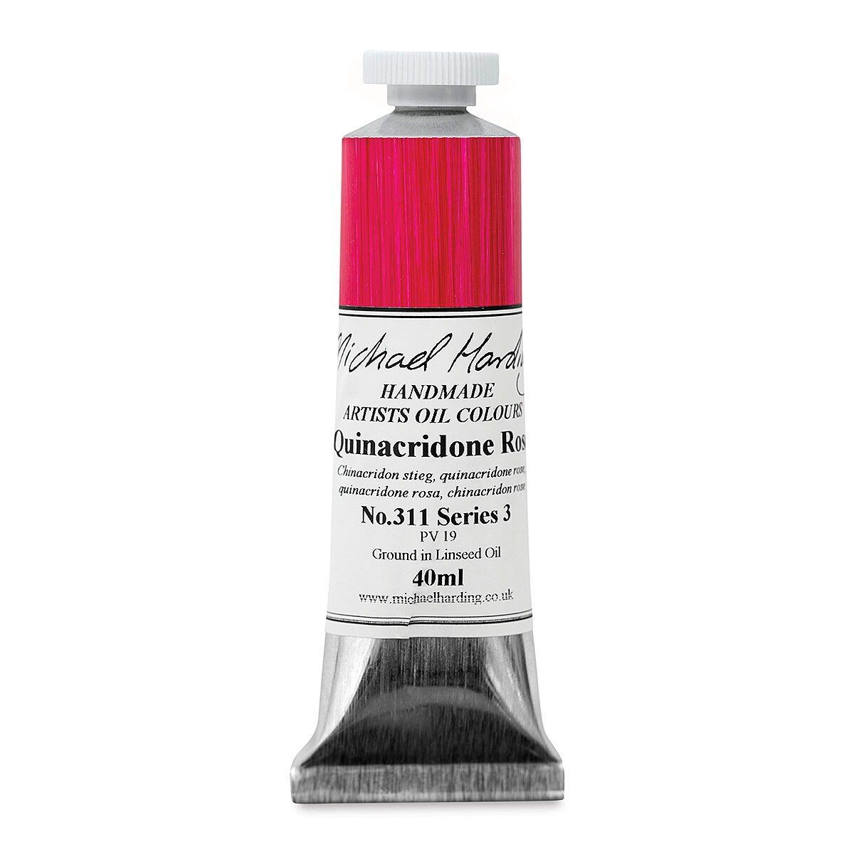 Michael Harding Artists Oil Color – Quinacridone Rose, 40 ml tube ...