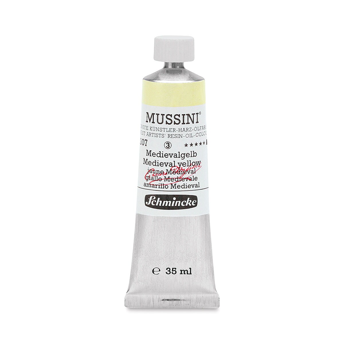 Schmincke Mussini Oil Color - Transparent, Medieval Yellow, 35 ml tube ...