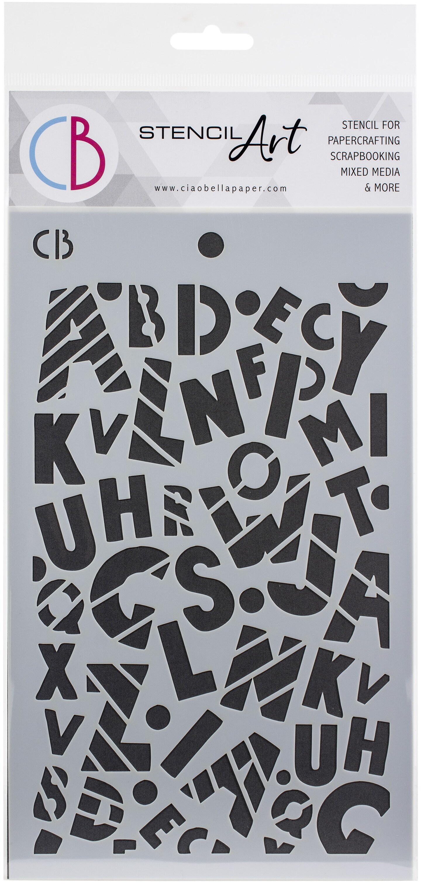 Ciao Bella Stencil Art Texture Stencil 5"X8"-Baby Alphabet | Michaels