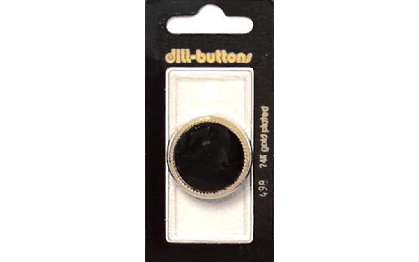 Dill Buttons 28mm 1pc Shank Black | Michaels
