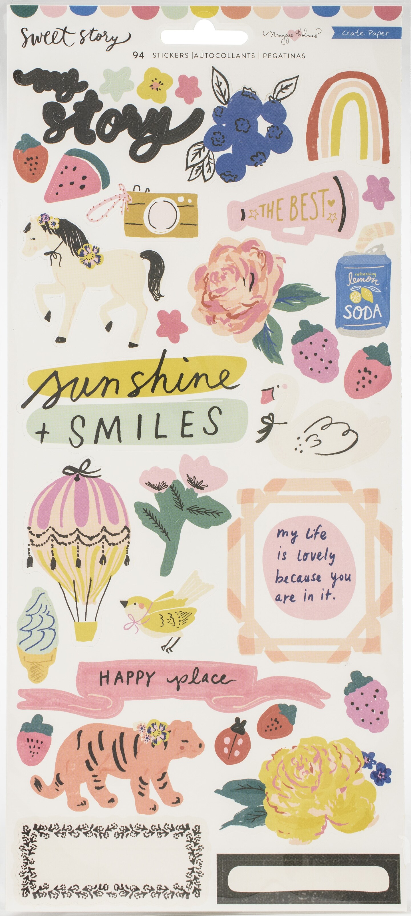 Maggie Holmes Sweet Story Cardstock Stickers 94/Pkg | Michaels