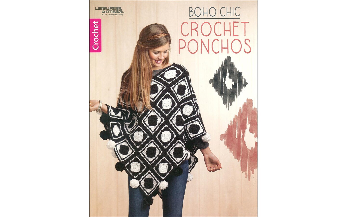 Leisure Arts Boho Chic Crochet Ponchos Crochet Book | Michaels