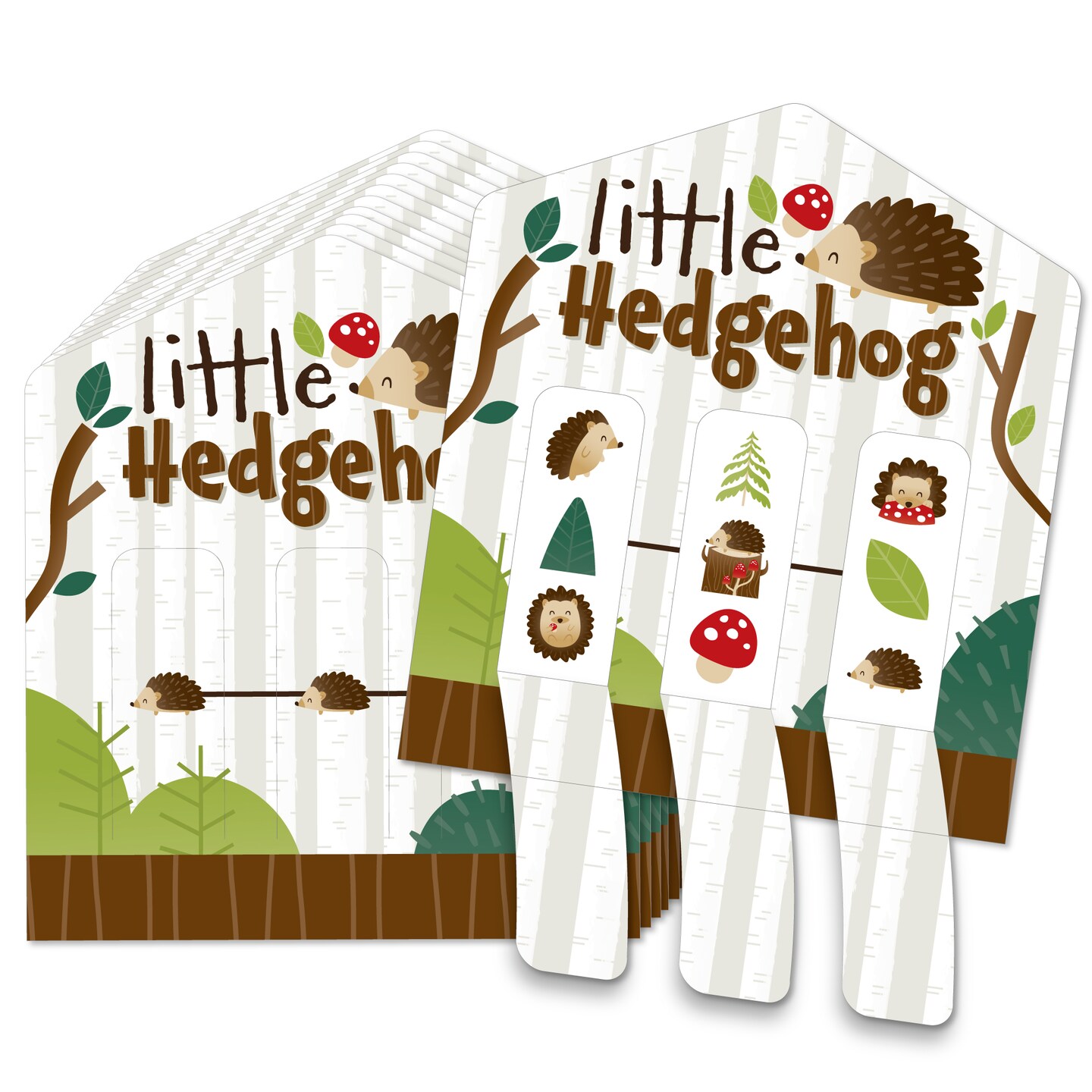 Big Dot of Happiness Forest Hedgehogs - Woodland Birthday Party or Baby ...