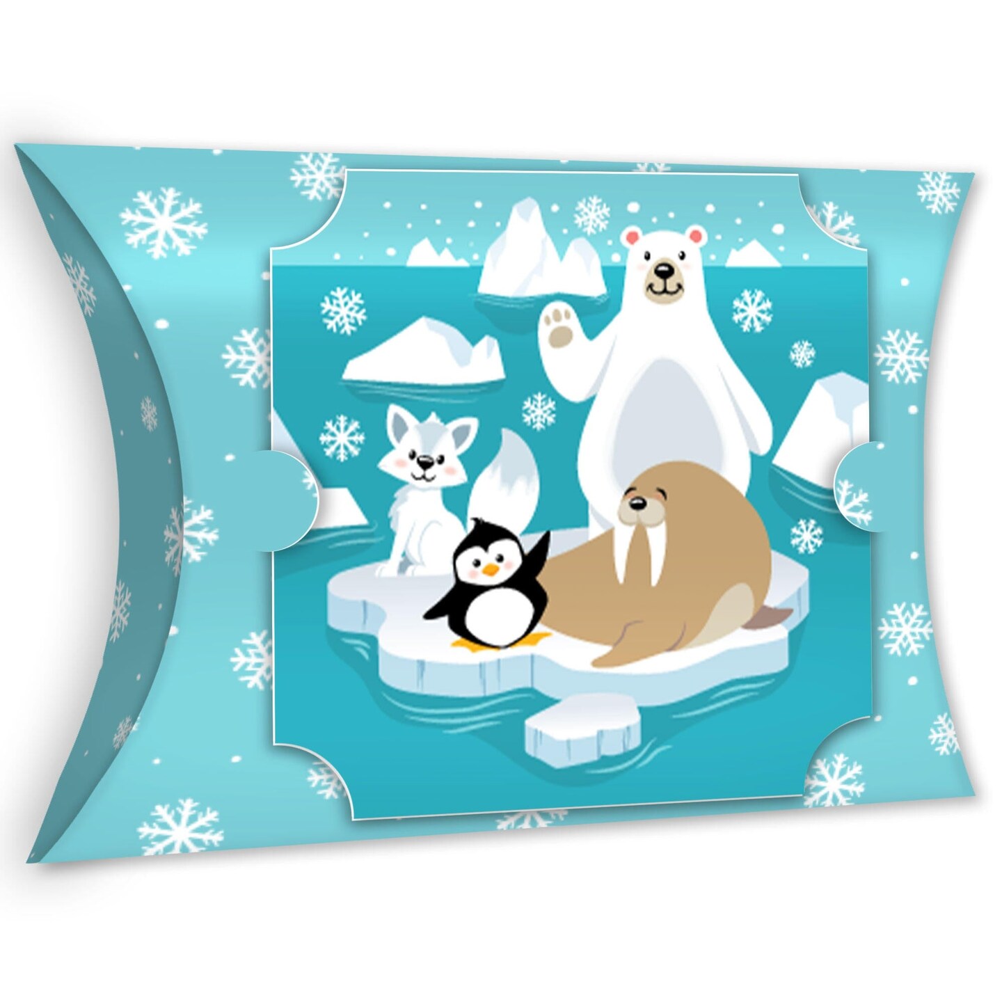 Big Dot of Happiness Arctic Polar Animals - Favor Gift Boxes - Winter ...