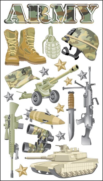 Sticko Stickers-Army | Michaels