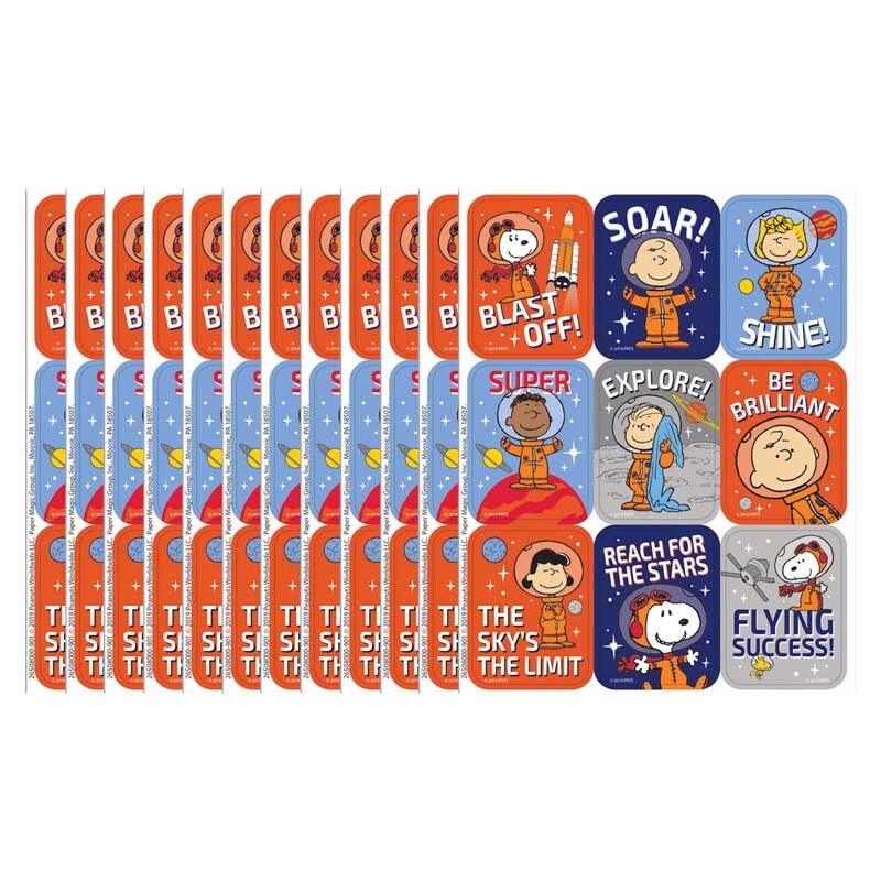Peanuts® NASA Giant Stickers, 36 Per Pack, 12 Packs | Michaels