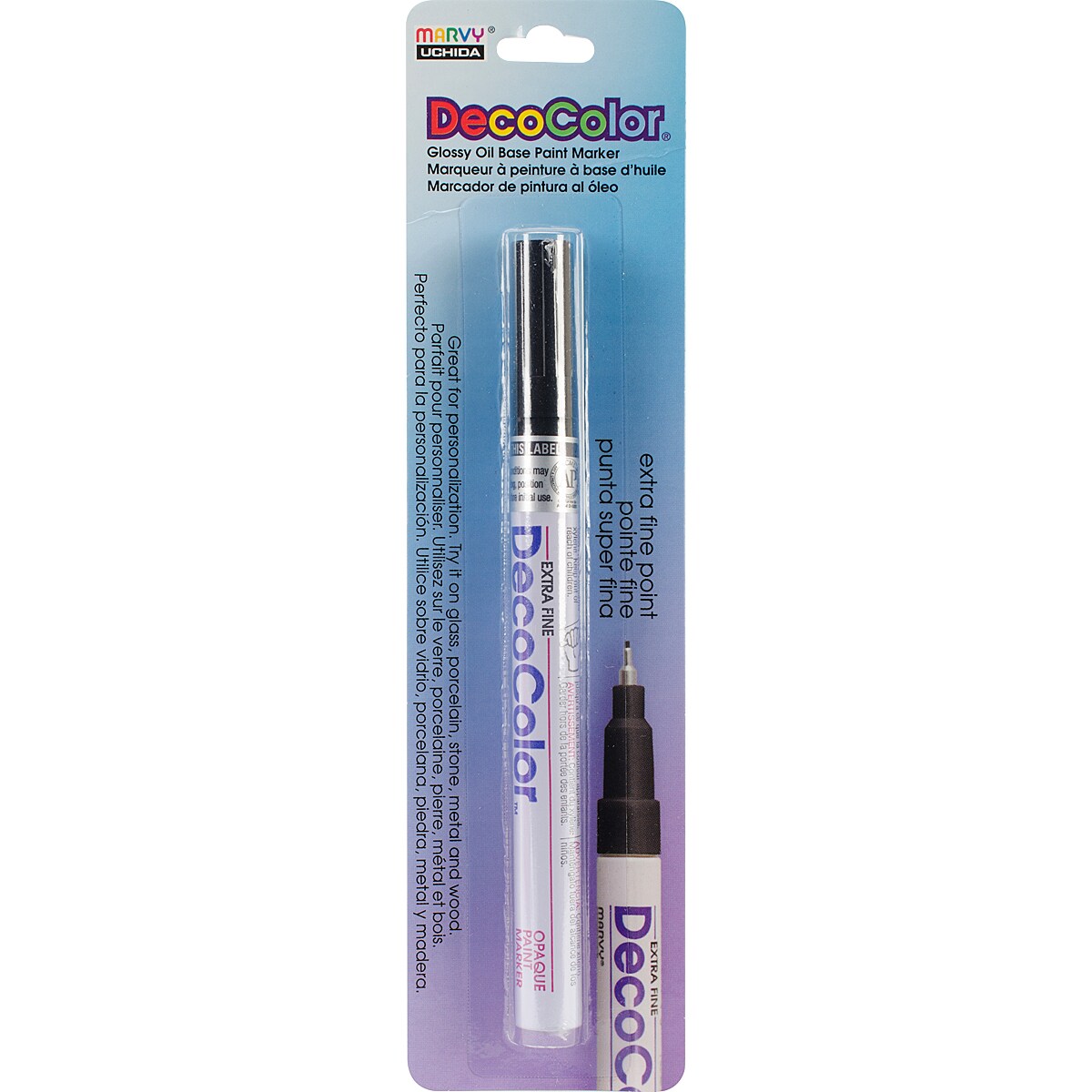 Decocolor Extra Fine Brilliant Opaque Paint Marker-Black | Michaels