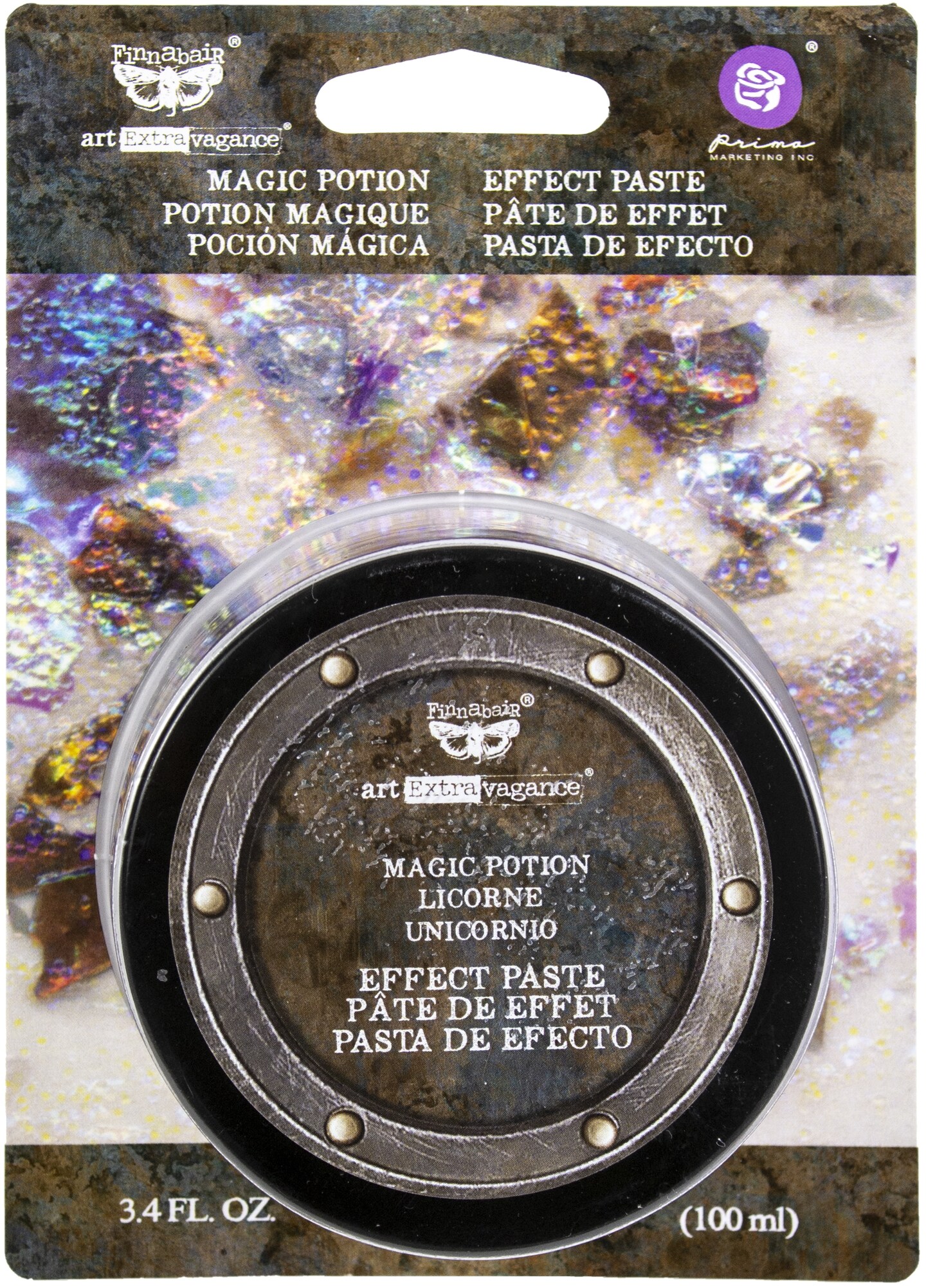 Finnabair Art Extravagance Effect Paste 100ml Jar-Magic Potion | Michaels